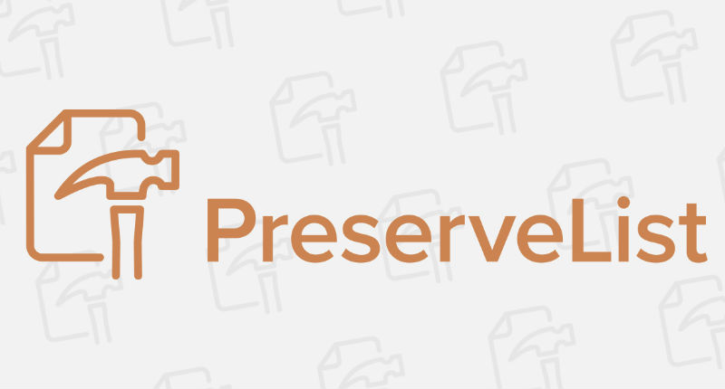 PreserveList: Preservation Service Directory for the Mid-Atlantic ...